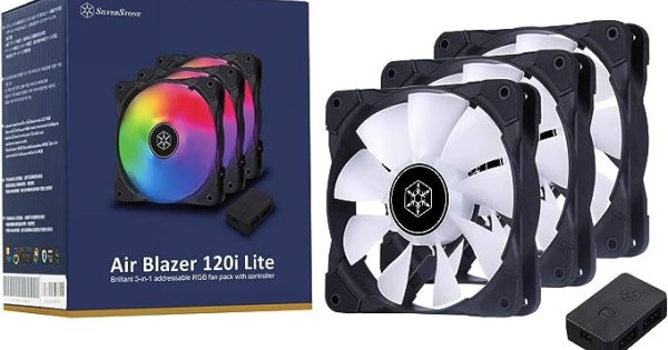 Buy SilverStone Technology 3-Pack of Air Blazer 120mm ARGB Fans with ...