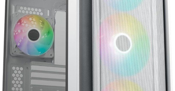 Cooler Master MasterBox 600 White - MasterBox 600 White:MB600-WGNN-S00